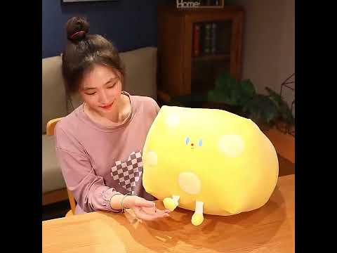 Cartoon Animal Cube Butter Stuffed Plush Toys Cute Stuff Soft Gifts Cushion Pillow