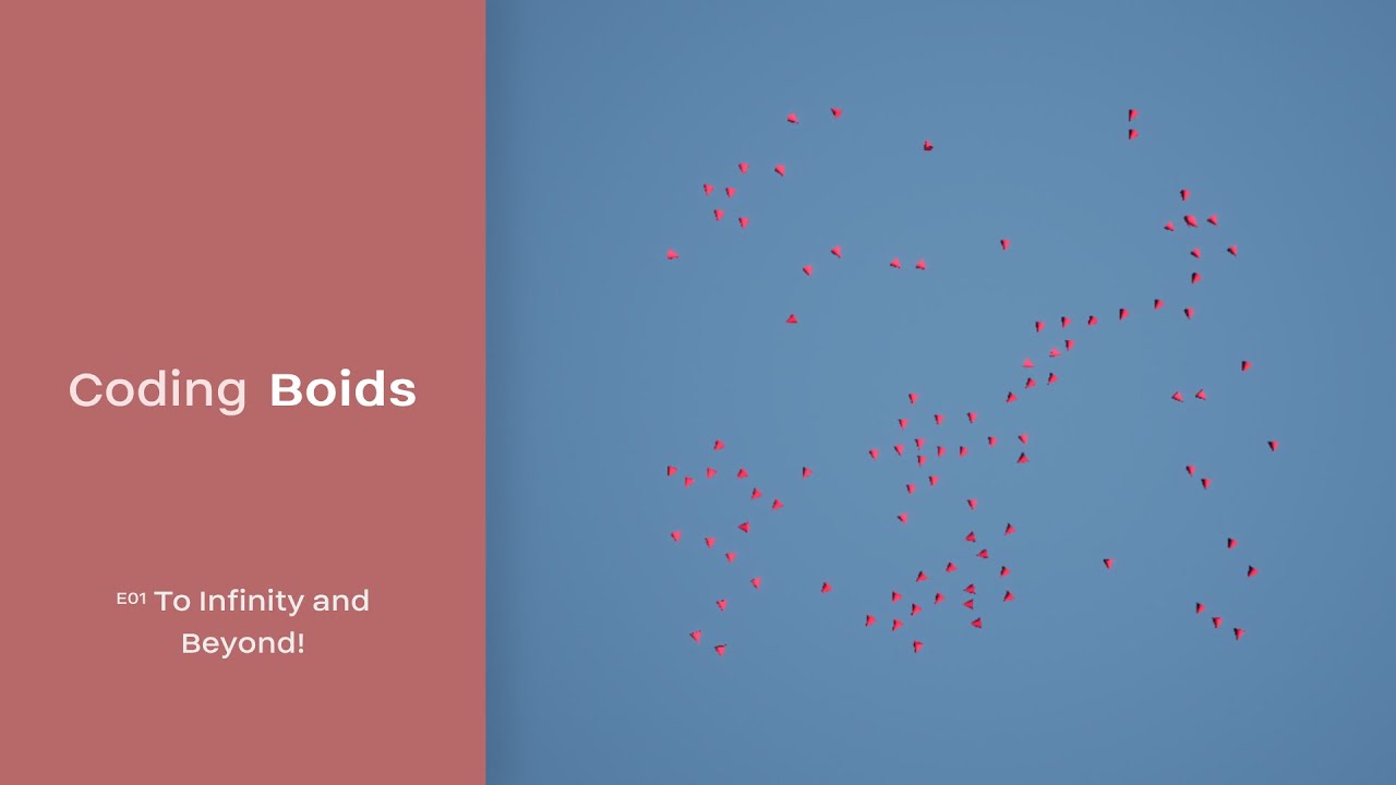 Coding a Flocking Algorithm (Boids) | EP - 1