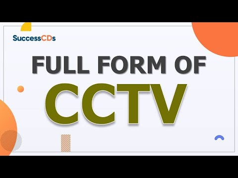 CCTV ka full form kya?| CCTV Full form in Hindi| SuccessCDs #fullform #fullformgk