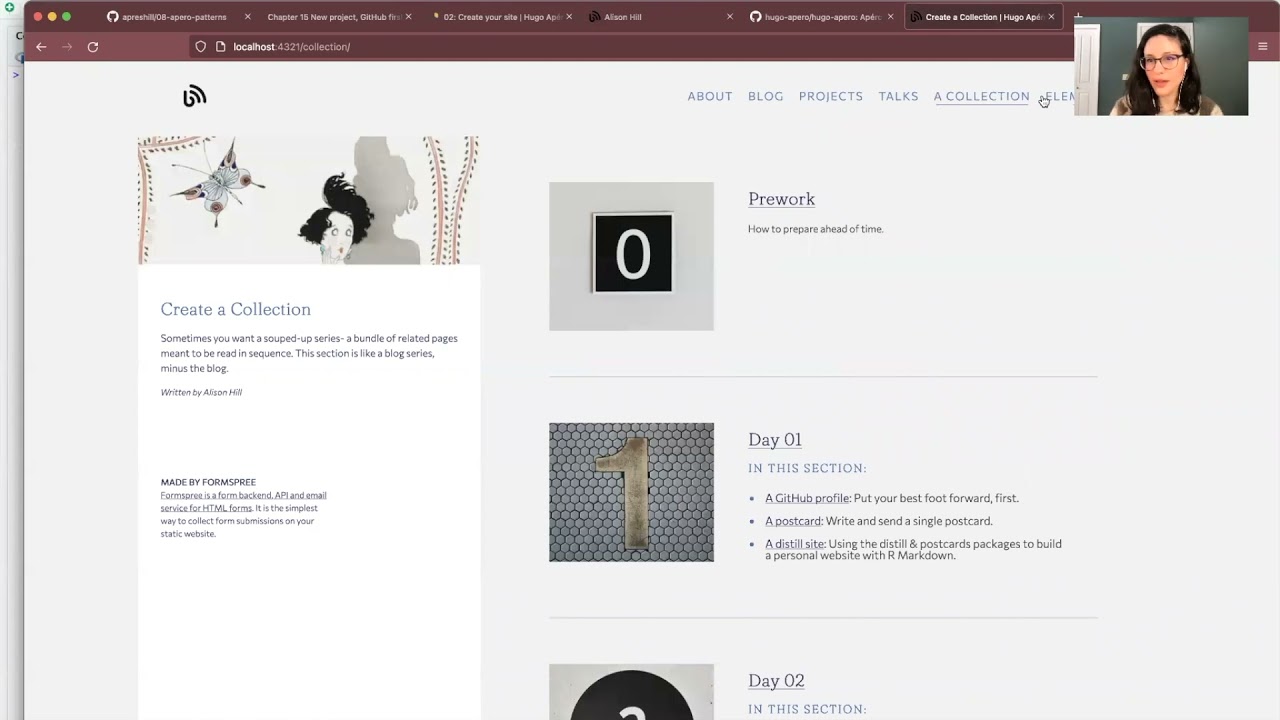 Day 08: Solo patterns || blogdown + GitHub + Netlify Deploy Previews / Branches #12DaysOfDusting
