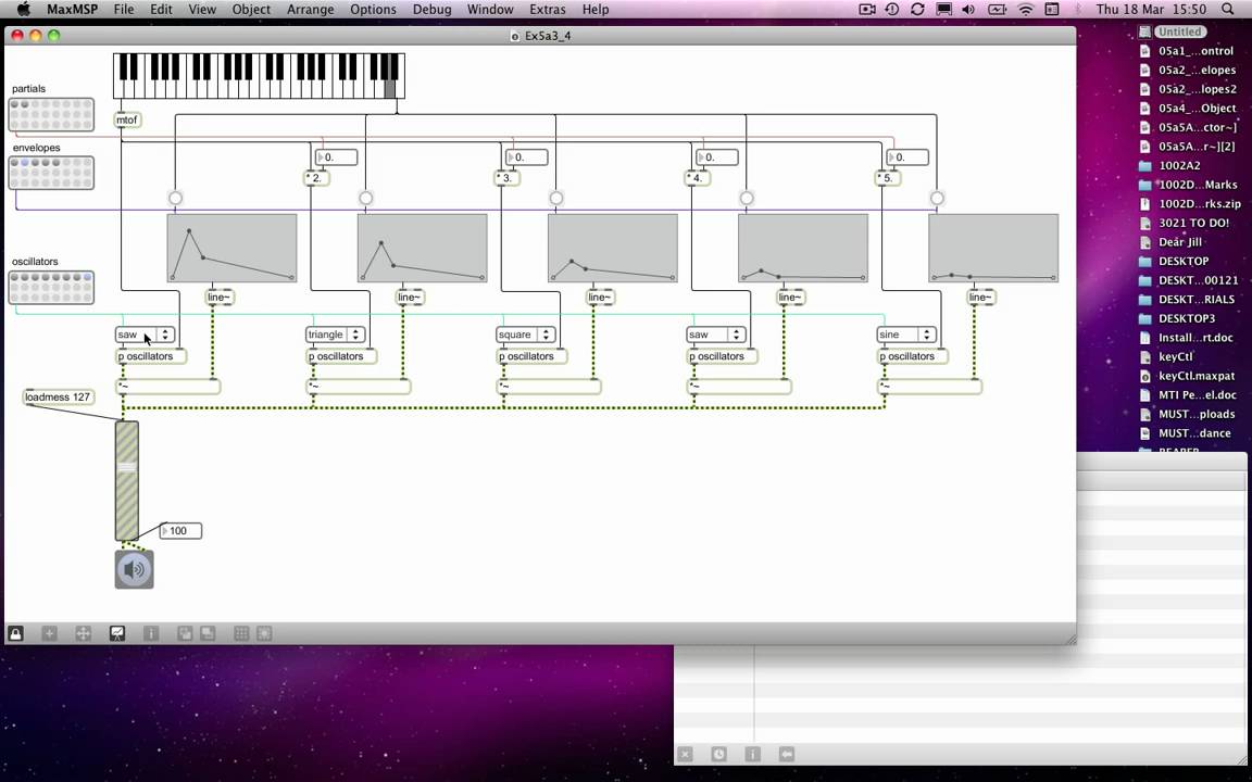 Max MSP Tutorial 05a7: Additive Synthesis