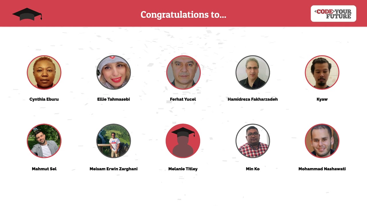 Congratulations CodeYourFuture Class 6 Graduates
