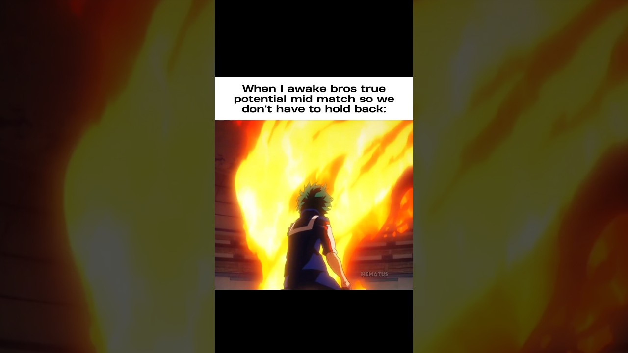 POV: When I awake bros potential mid 1v1 so we don't have to hold back #anime #relatable #fypシ゚viral