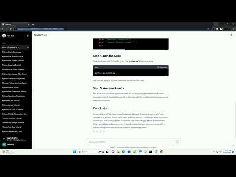 question answering system using nlp python