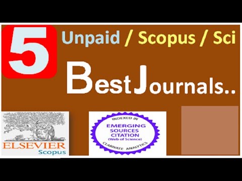 SCI & Scopus Journals || Good Impact Factor || Multidisciplinary Journal