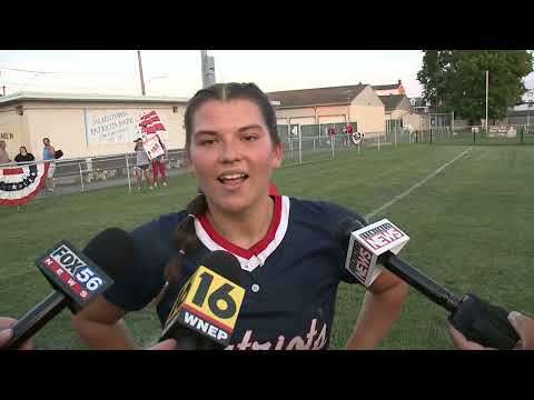 Pittston Area softball win over Oxford post