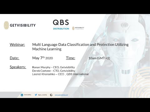 Webinar for Multi Language Organisitions Requiring Data Classification