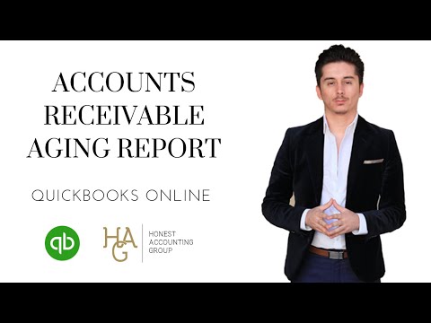 Accounts Receivable Aging Report in Quickbooks Online Tutorial 2018 - Honest Accounting Group
