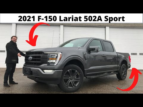 2021 F-150 Lariat Sport Appearance Package 502A Walk Around & Review