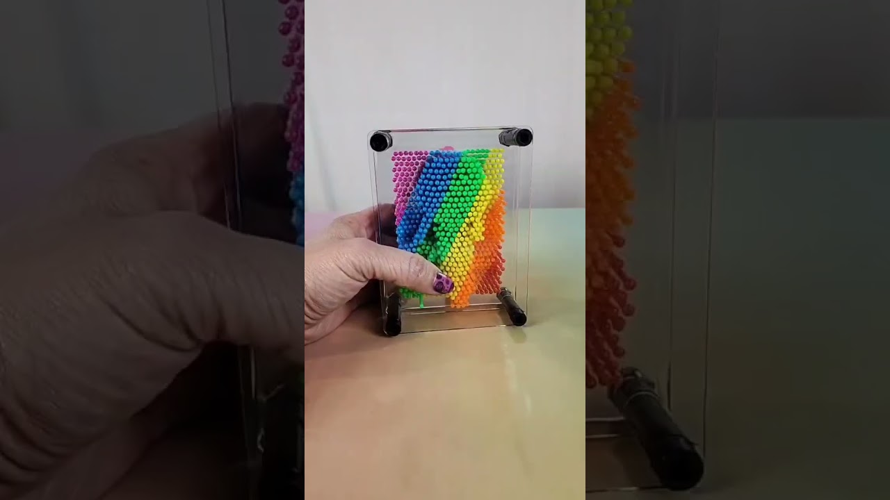 Rainbow 3D Pin Art Guess what it is