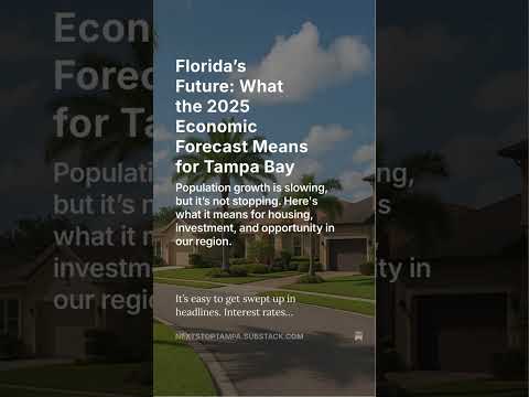 Florida's Growth is Slowing—Here's What That Means for Tampa Bay