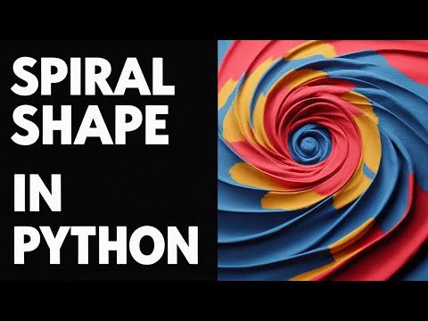 I Created a HYPNOTIC Spiral using Python | Python Turtle Graphics Python Turtle Tutorial