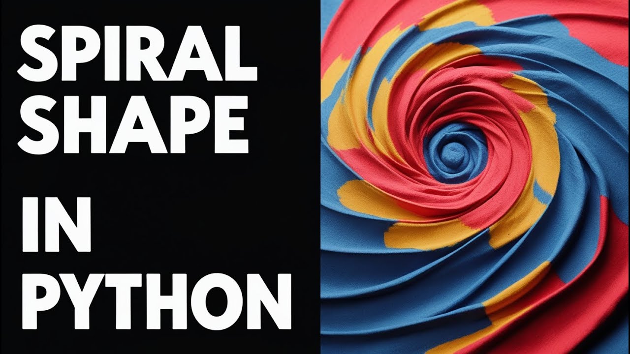 I Created a HYPNOTIC Spiral using Python | Python Turtle Graphics Python Turtle Tutorial