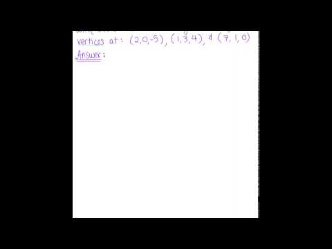 Volume of a Parallelepiped (Example)