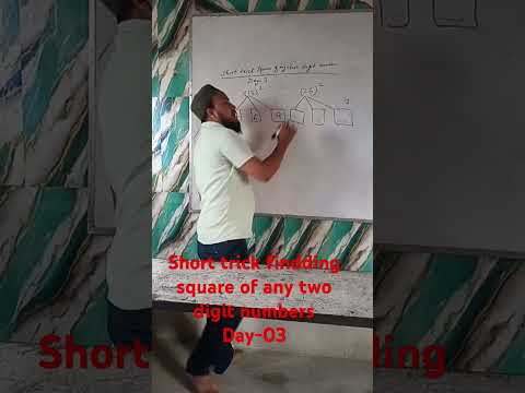 shorts tricks of finding the square of any two digit number # maths