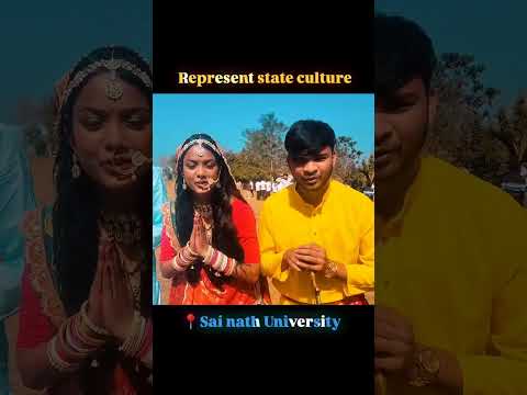 Represent State Culture || Sai nath University || #sainath #university #states #culture #jharkhand