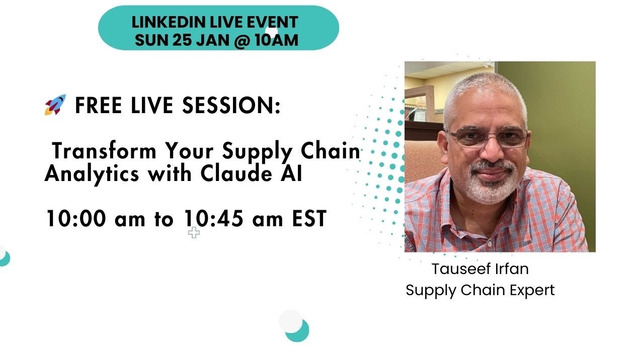 Supply Chain Analytics with Claude AI 1