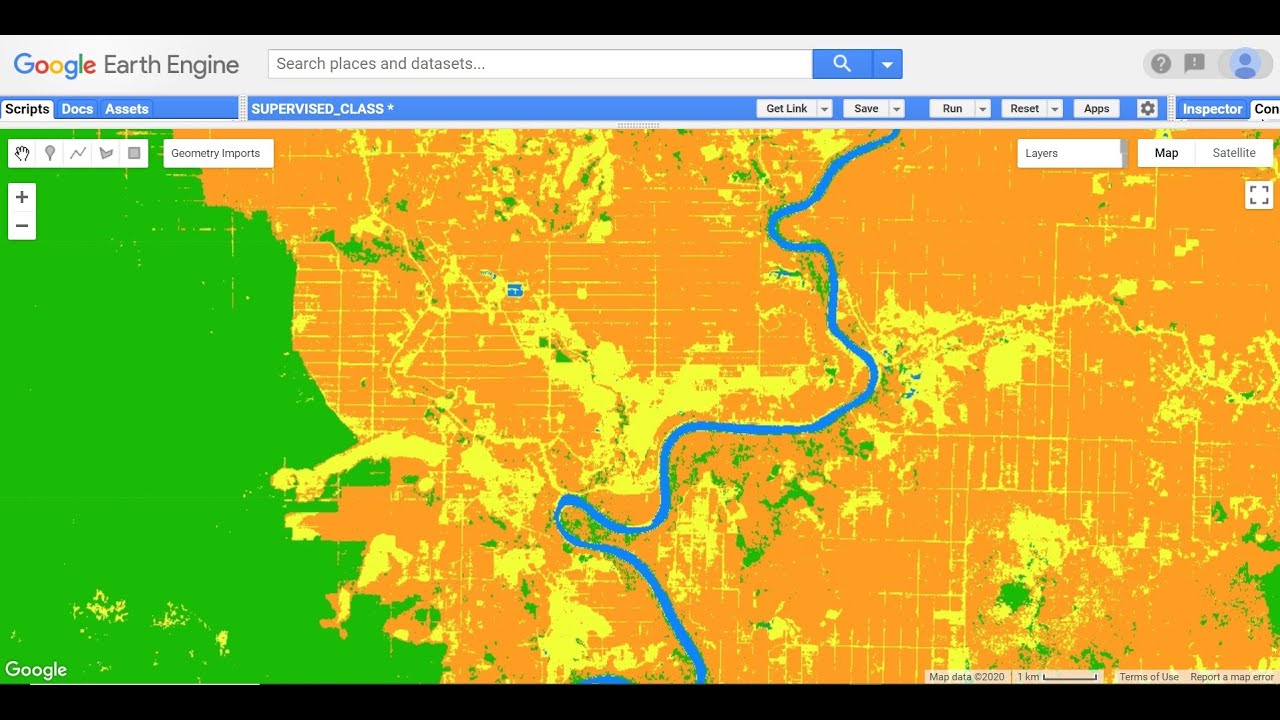 Google Earth Engine Tutorial: #1 Supervised Classification