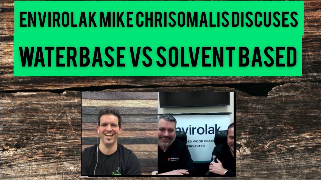 Envirolak Chemist discusses Water based vs Solvent Based formulation