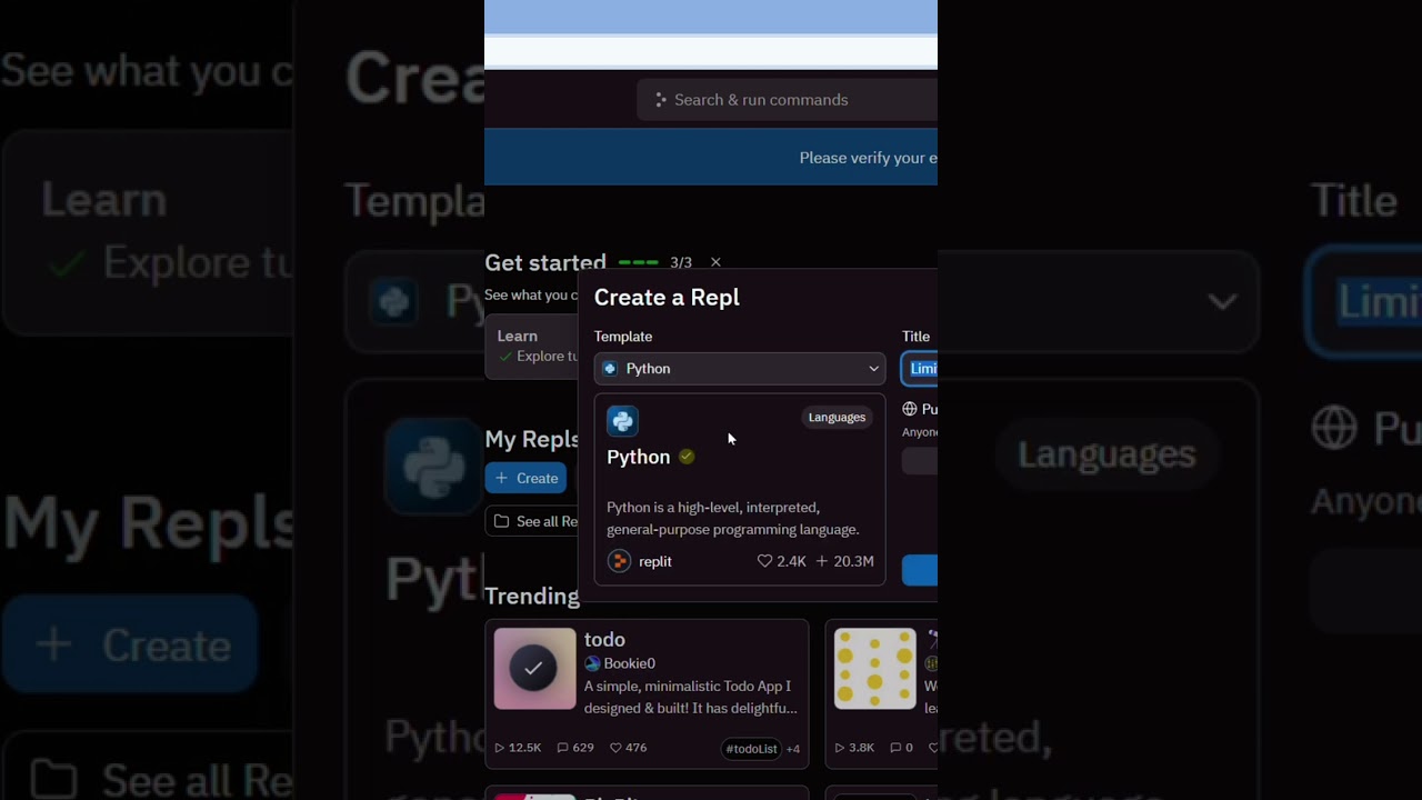 How to use REPLIT for Python coding #shorts #short #coding #computer #software