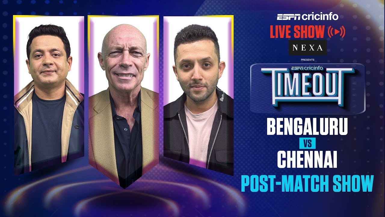 TimeOut LIVE - Danny Morrison and Piyush Chawla on RCB vs CSK | ESPNcricinfo.com