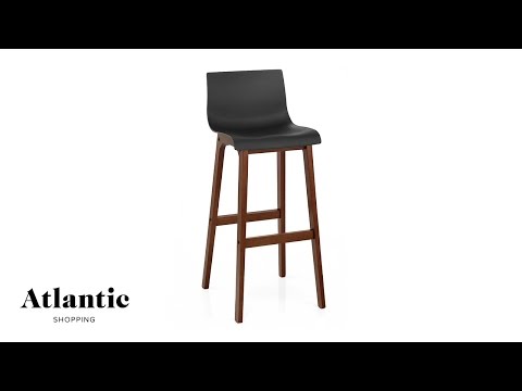 Drift Walnut Bar Stool