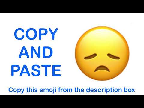 Disappointed FaceEMOJI ( APPLE ) - COPY and PASTE EMOJIS