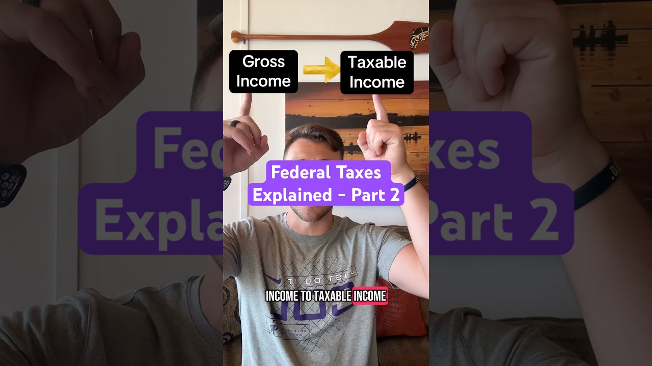 EXACT calculation process of federal taxes owed from taxable income #taxes #usa #finance #education