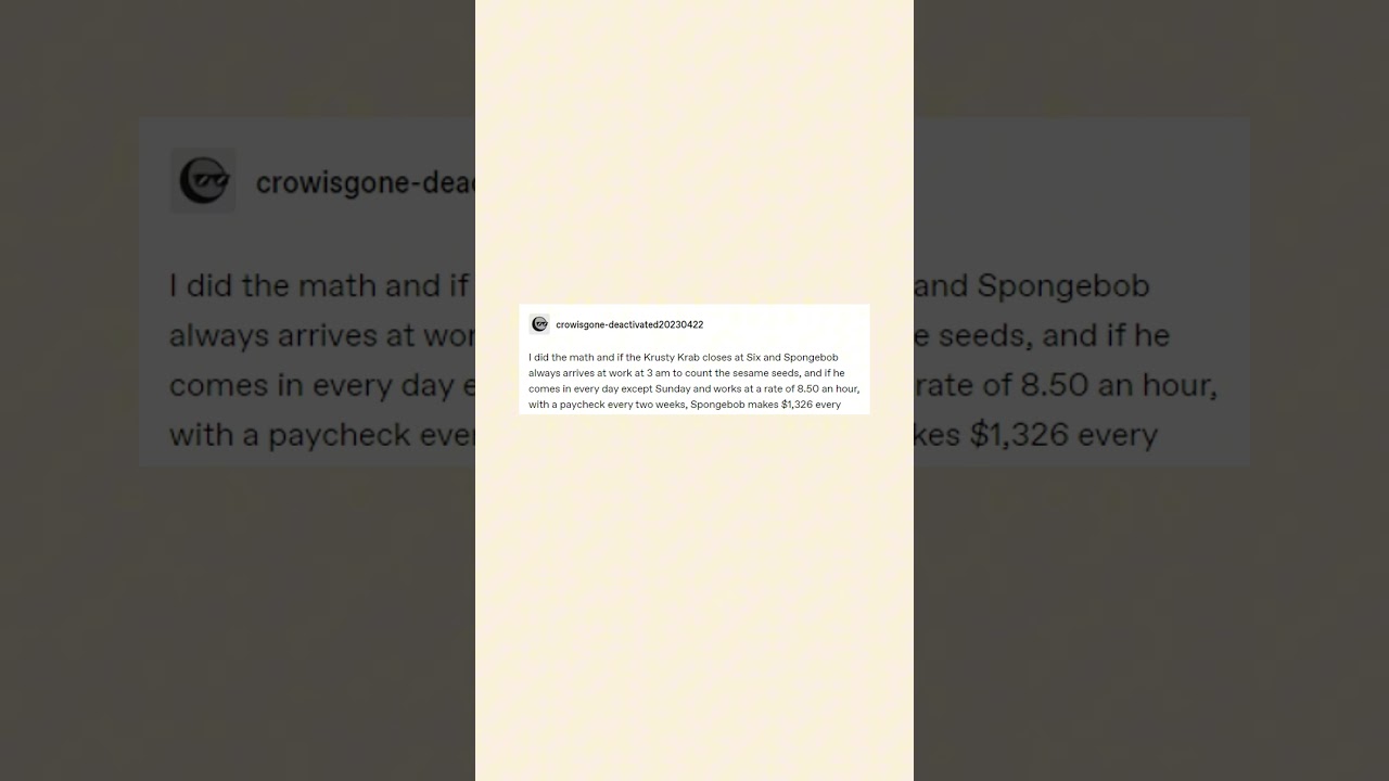 Spongeconomics Tumlr Post