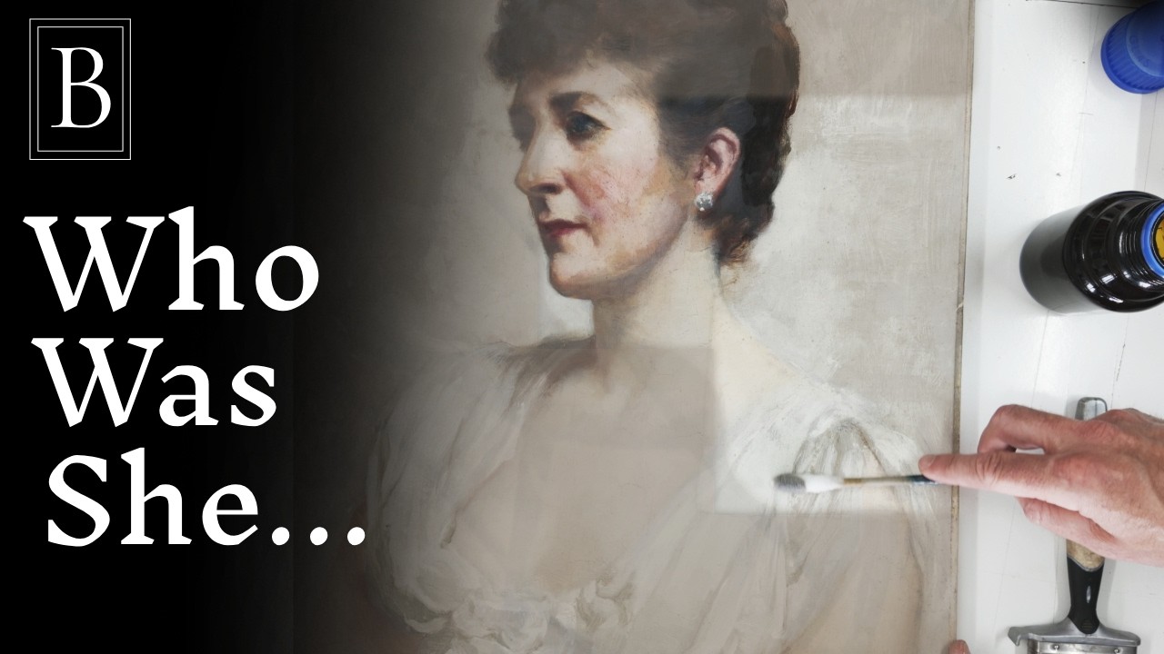 This Beautiful Portrait Hid a Tragic Story - Art Restoration