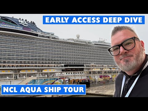 NCL AQUA CRUISE SHIP TOUR - A Guided Look at the Newest Billion Dollar Cruise Ship