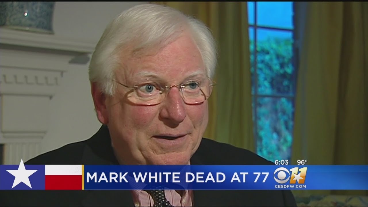Former Texas Gov. Mark White Dies At 77