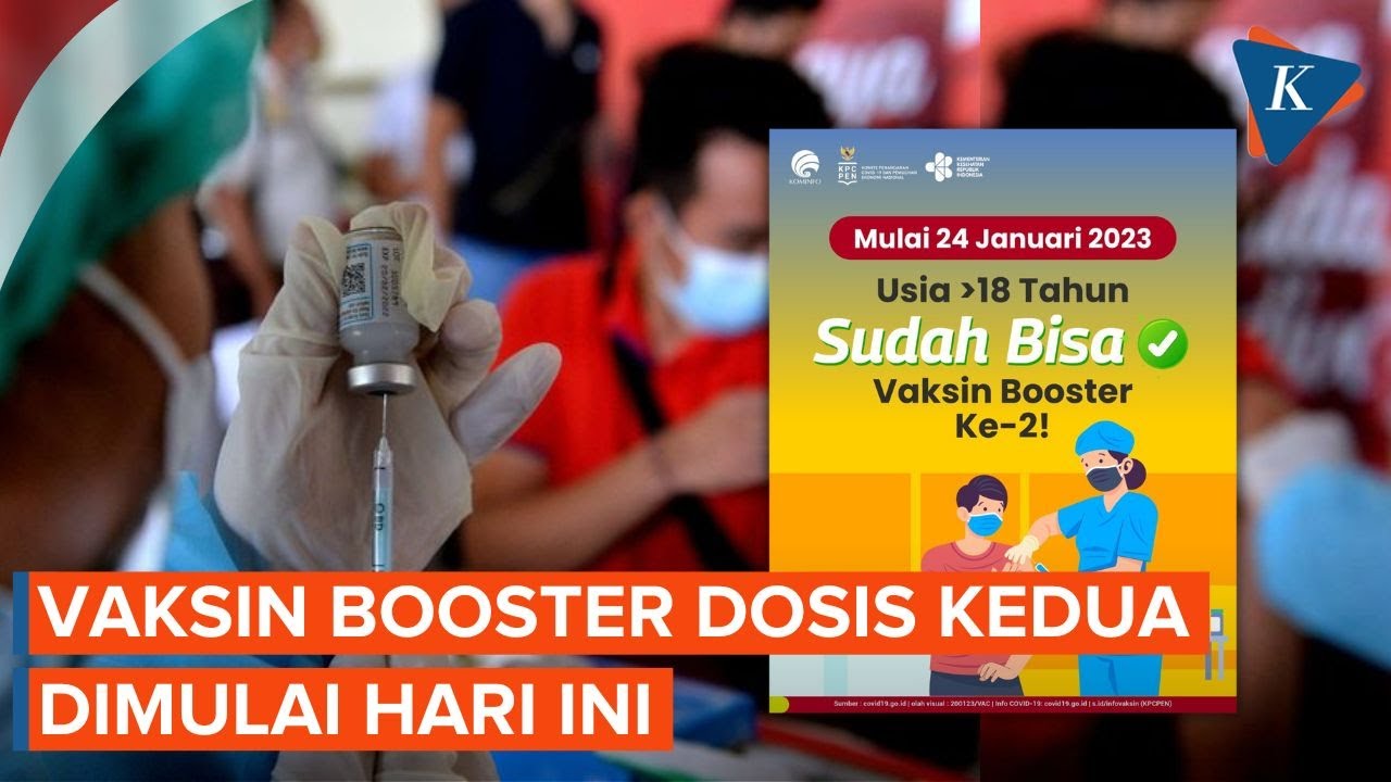 Vaksinasi Covid-19 Booster Dosis Kedua Bisa Didapatkan Mulai Hari Ini