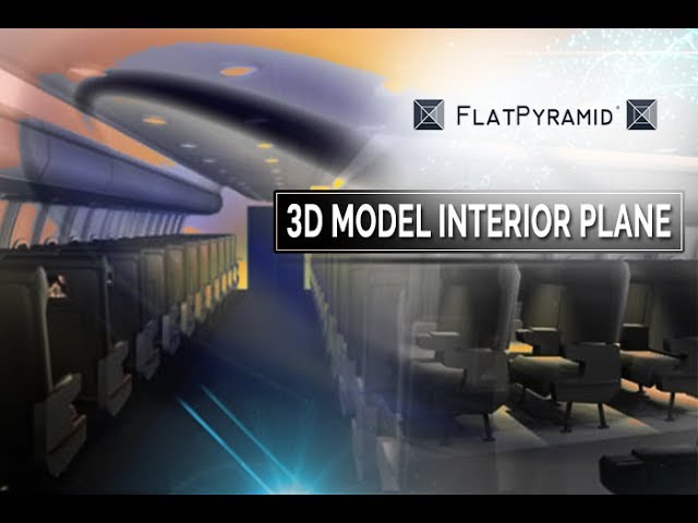 Interior plane 3D Model - FlatPyramid