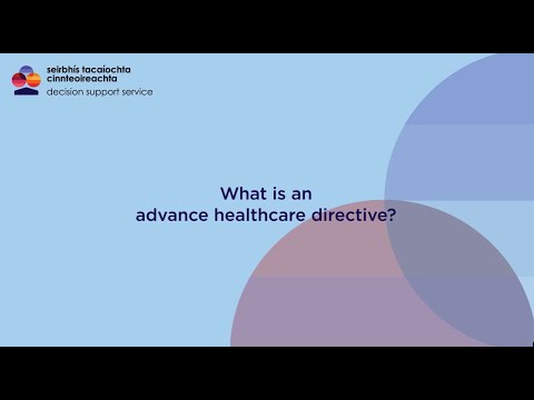 DSS Information: What is an Advance Healthcare Directive