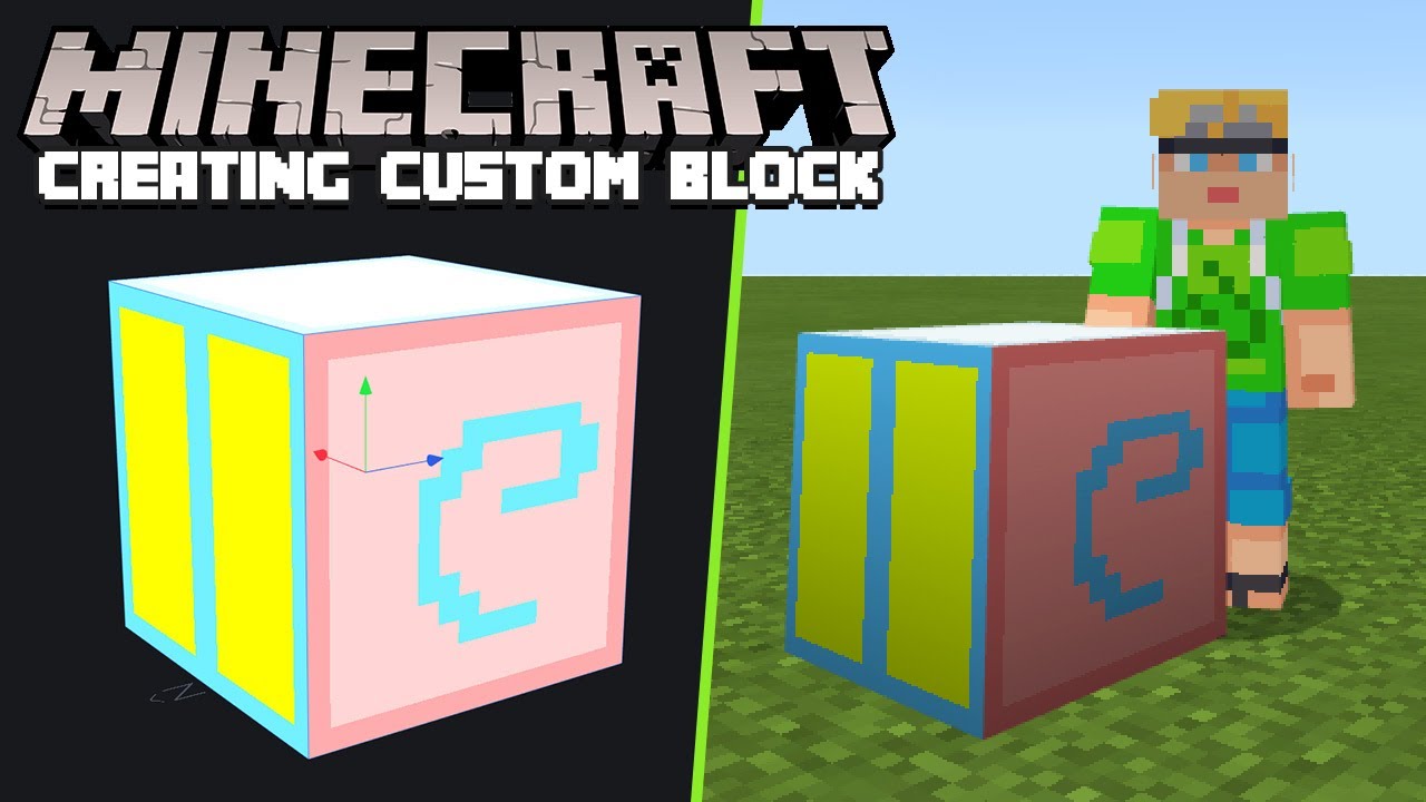 Creating Custom Blocks for Minecraft Bedrock (Modelling, Texturing and Coding Tutorial)