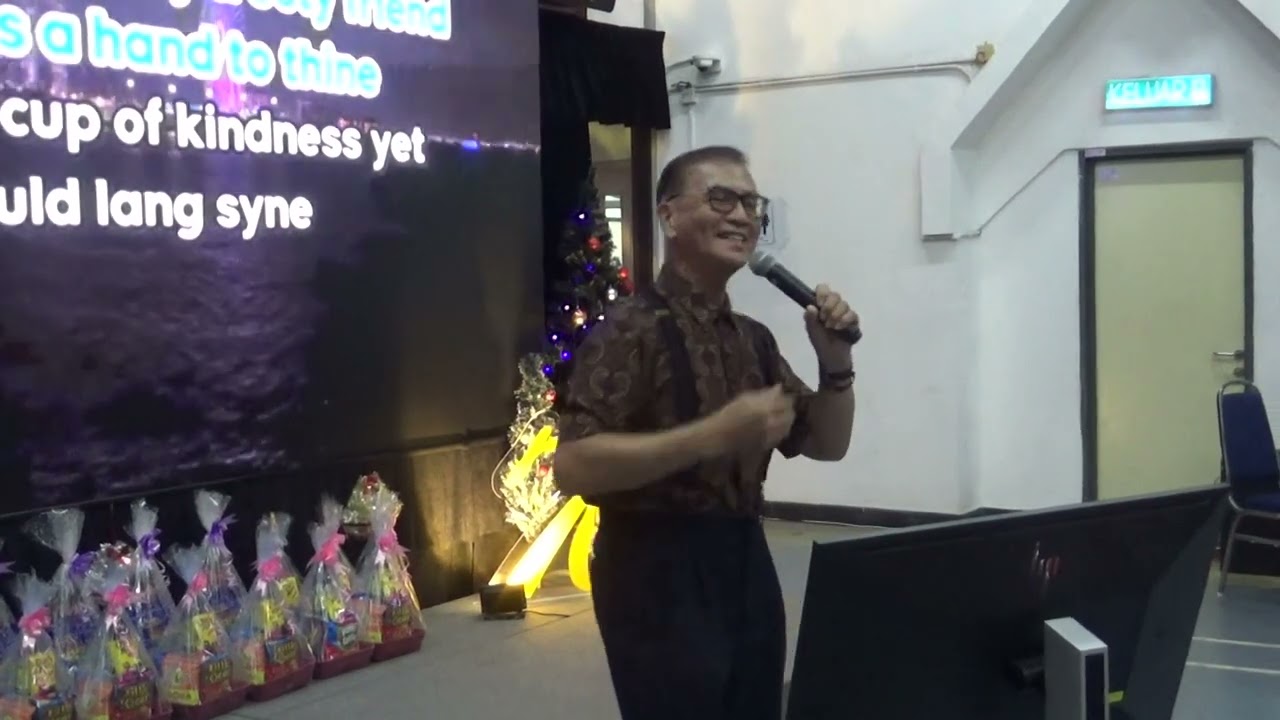 ANTHONY CHRISTOPHER LIM= AULD LANG SYNE = SABAH CREDIT CHRISTMAS WARGA AMAS CONTESTANT 2=31 DEC 2024