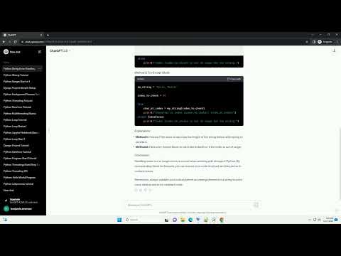 python string out of range