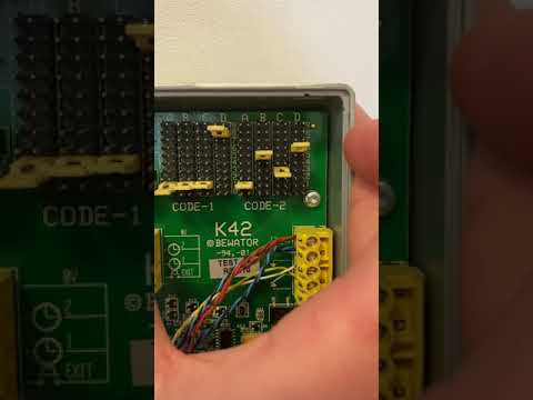 How to change code to Siemens code lock k42