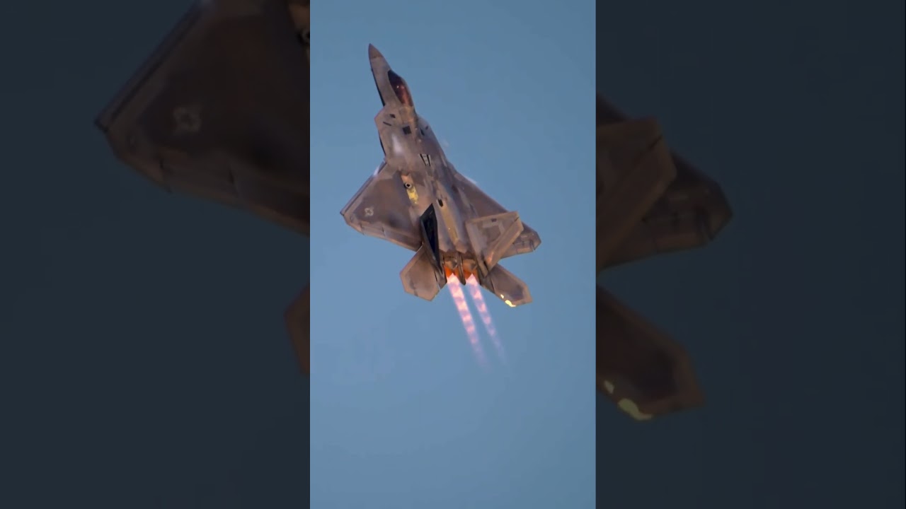 🔥F-22 Raptor Thrust Vectoring is amazing!! #f22 #f22raptor #aviation #airshow #airforce