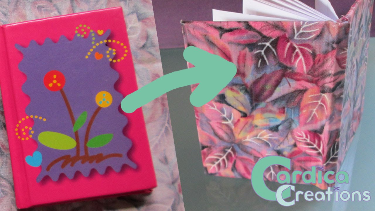 DIY Fabric Covered Notebook