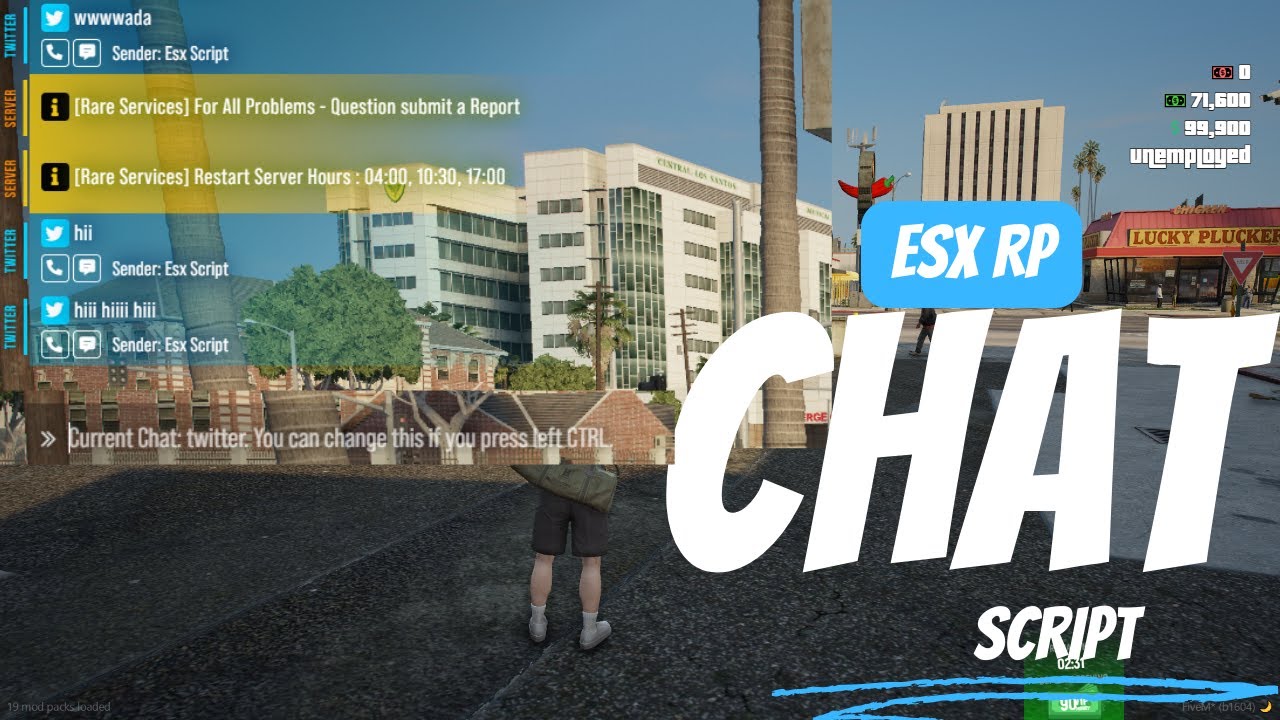 Esx Chat Script for Your Fivem Server | ESX SCRIPT