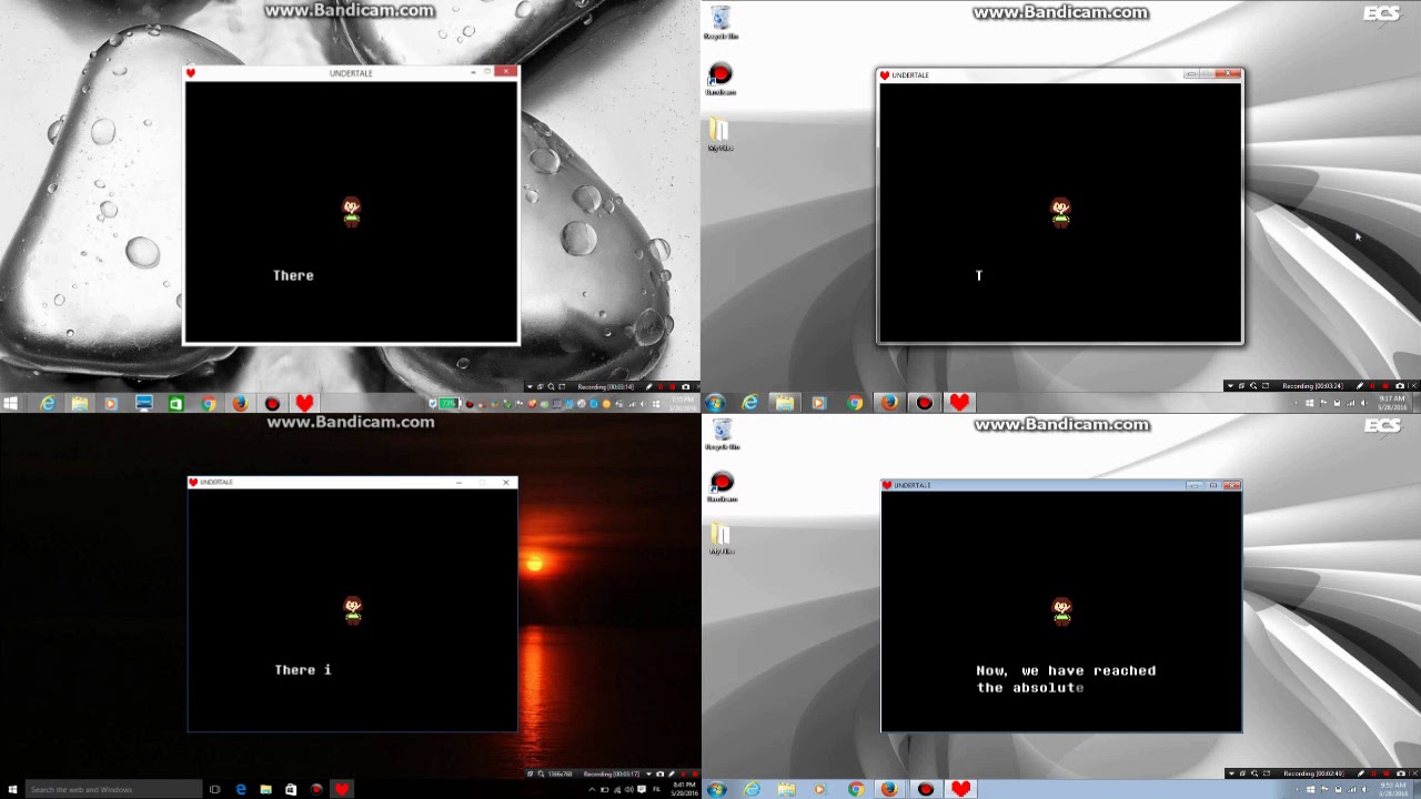 Chara Jumpscare (Multiscreen)