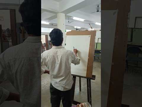 fine arts students live sketching classes at university // bfa students #bfa #fineartinstitute #art