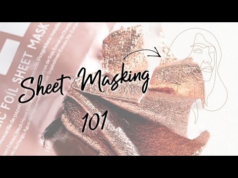 Sheet Masking 101 | how to sheet mask at home during quarantine correctly | Home skincare