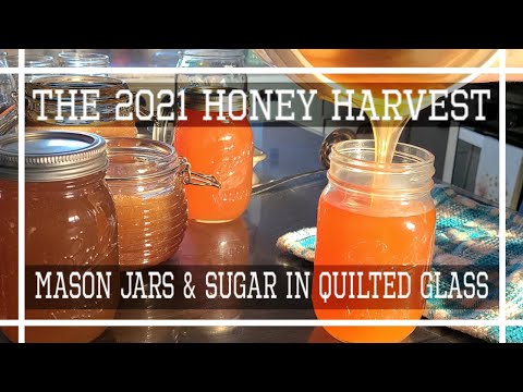 Putting The Honey Harvest In Jars