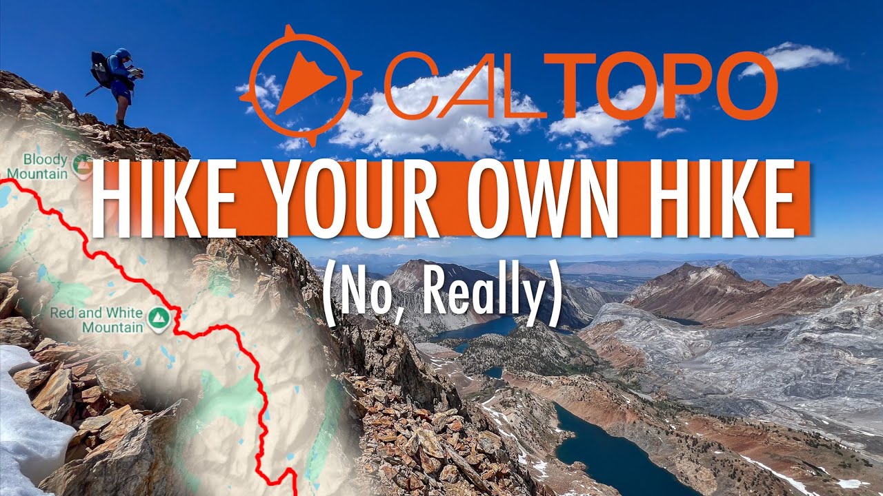 How To Develop Off-Trail Backpacking Routes | CalTopo Tutorial