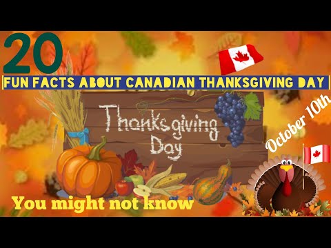 Thanksgiving day 2024/20 fun facts about Canadian Thanksgiving day you might not know/Canada