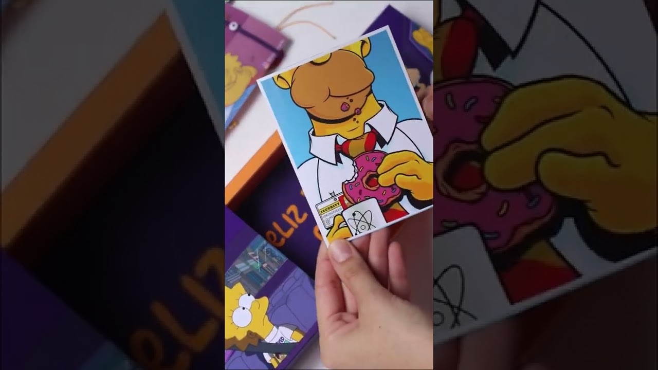Los Simpsons caja personalizada para el dia del padre