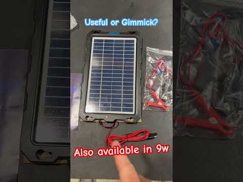 Are Battery Maintainer Solar Panels a Gimmick? #toolreview #battery #solar #diy #deadbattery